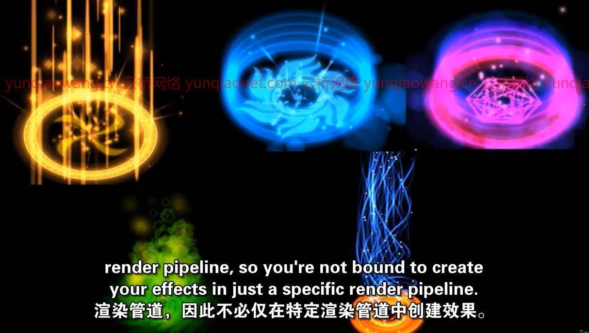 Unity粒子系统创建vfx游戏特效学习教程 云桥网络